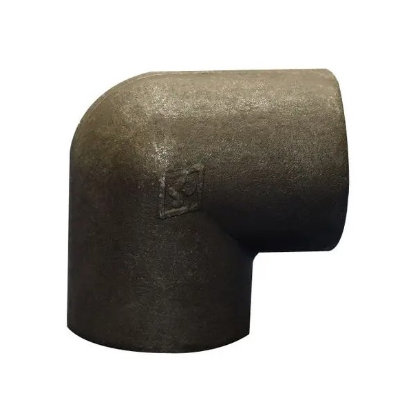 32mm Black Wrought Iron Elbow