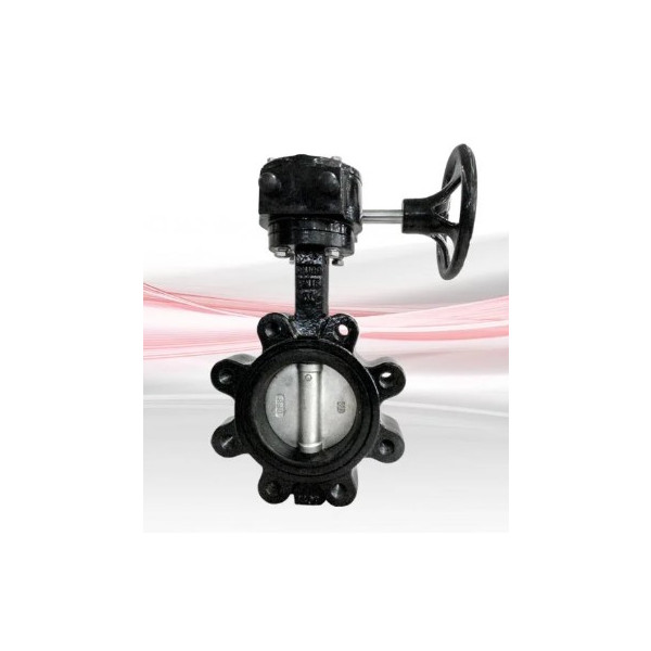 150mm F631 Ductile Iron Fully-Lugged Lever-Operated Butterfly Valve PN16