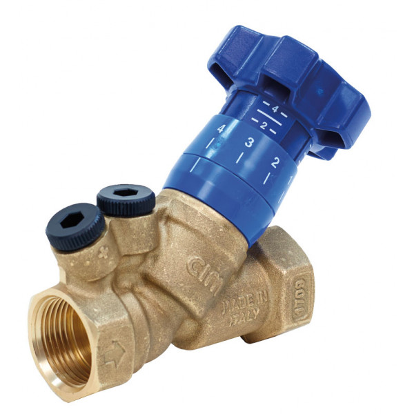 20mm ART23 DZR Brass Double Regulating Valve BSPP - Standard Flow