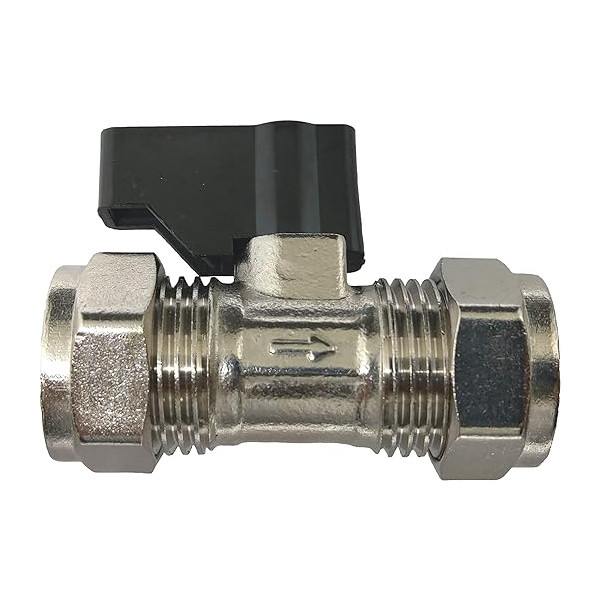 22mm Chrome Isolating Valve with Lever CxC