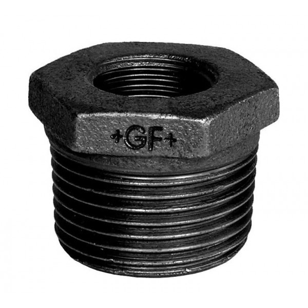 15 x 8mm F241 Black Malleable Iron Bush