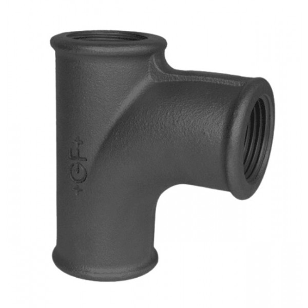 32 x 15mm F131 Black Malleable Iron Sweep Tee